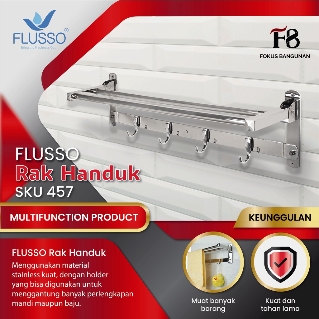 Jual Rak Kamar Mandi Tempel 60cm Stainless | Rak Gantungan Handuk Kamar ... Jual Rak Kamar Mandi Tempel 60cm Stainless | Rak Gantungan Handuk Kamar ...