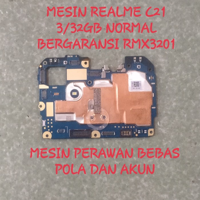 Jual mesin realme c21 rmx3201 normal mesin realme c21 normal mesin c21 3/32 | Shopee Indonesia