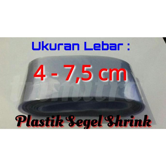 Jual ;&&&&] Plastik Segel Shrink Film Bening Transparan Ukuran 5 - 7 cm ...
