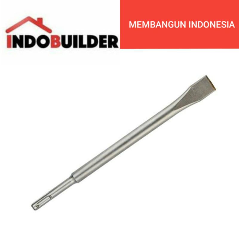 Jual MATA CHISEL SDS PLUS GEPENG FLAT 250 MM PROSNIP / MATA BOBOK BETON ...