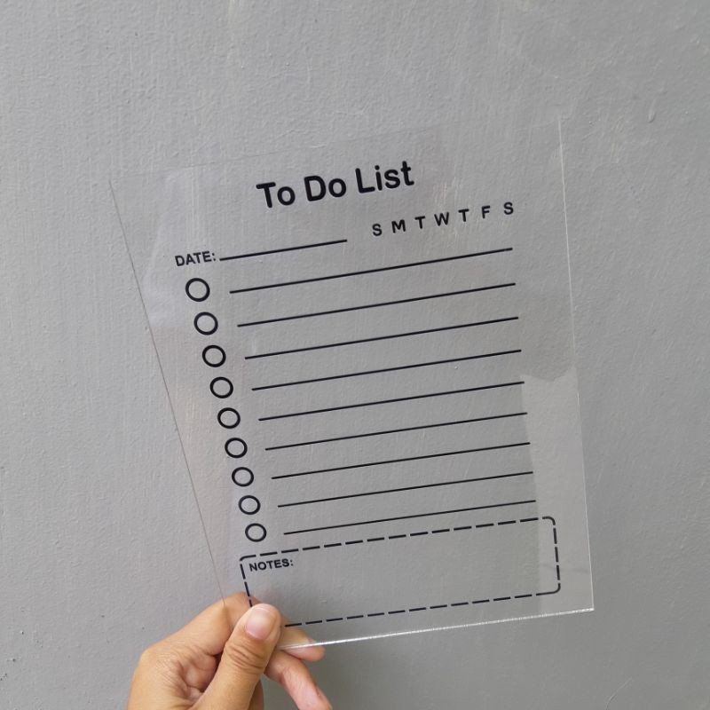 Jual To Do List Akrilik/Acrylic To Do List | Shopee Indonesia