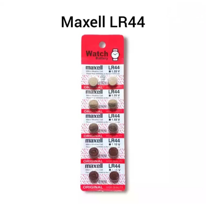 Jual Baterai Maxell LR44 / AG13 Original | Shopee Indonesia