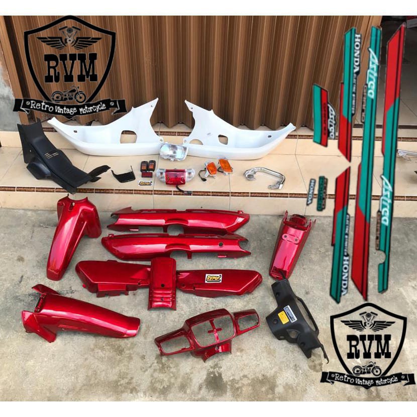 Jual Paket body Grand Bulus merah maron tahun 91 92 full cover body ...