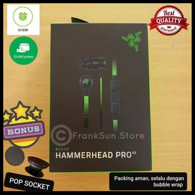 Jual Earphone Headset Gaming Razer Hammerhead Pro V2 Original | Shopee ...