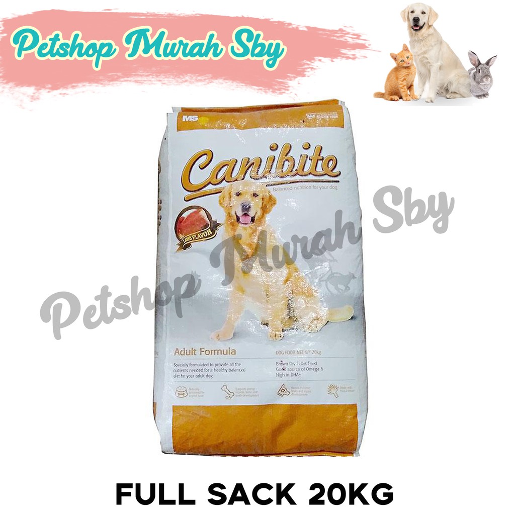 Jual Canibite Lamb Flavour Full Sack 20kg - Dog Food - Makanan Anjing ...