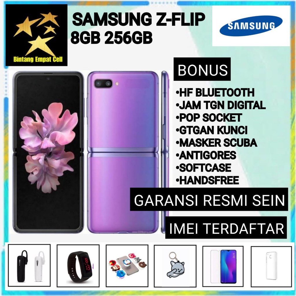 Jual READY STOCK! SAMSUNG GALAXY Z FLIP 8/256 RAM 8GB INTERNAL 256GB ...