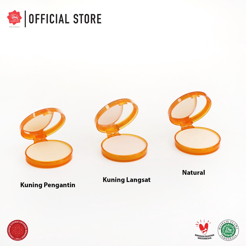 Jual Viva Compact Powder Standard (tersedia 3 varian warna) | Shopee ...
