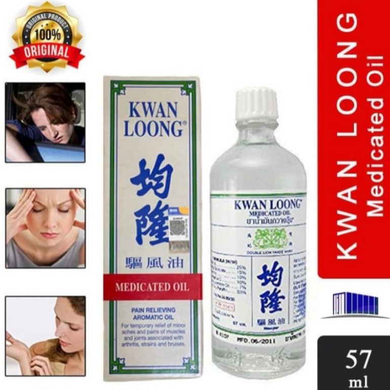 Jual MINYAK KWAN LOONG MEDICATED OIL ORIGINAL KWANLOONG | Shopee Indonesia