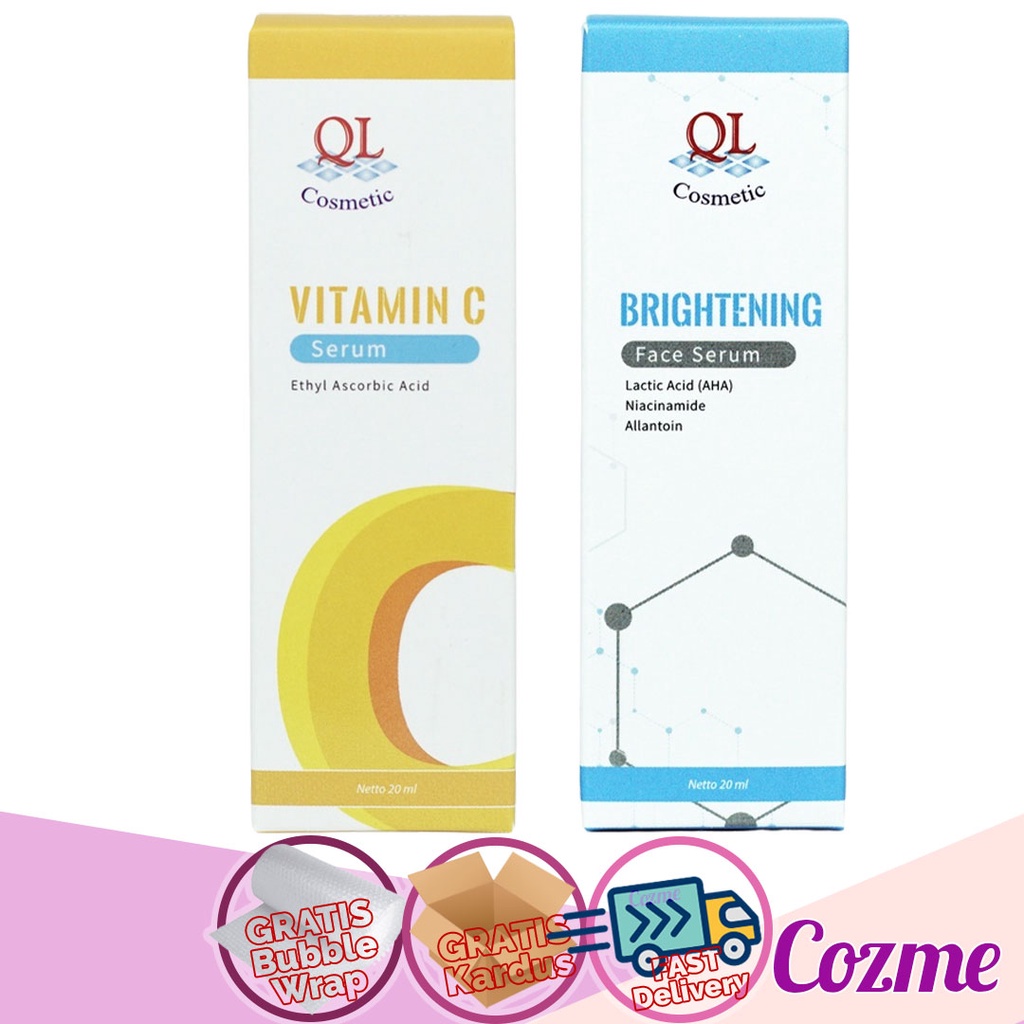 Jual QL Cosmetic Face Serum 20mL | Shopee Indonesia