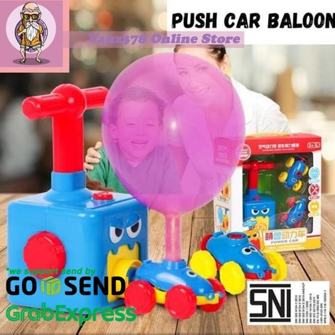 Jual Push Car Balloon Toys safety for baby kids latih otak sejak dini ...