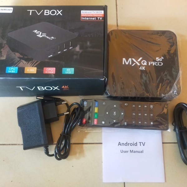 Jual TV box android MXQ Pro 5G 4K Smart android TV box MQX - 2G+16G ...