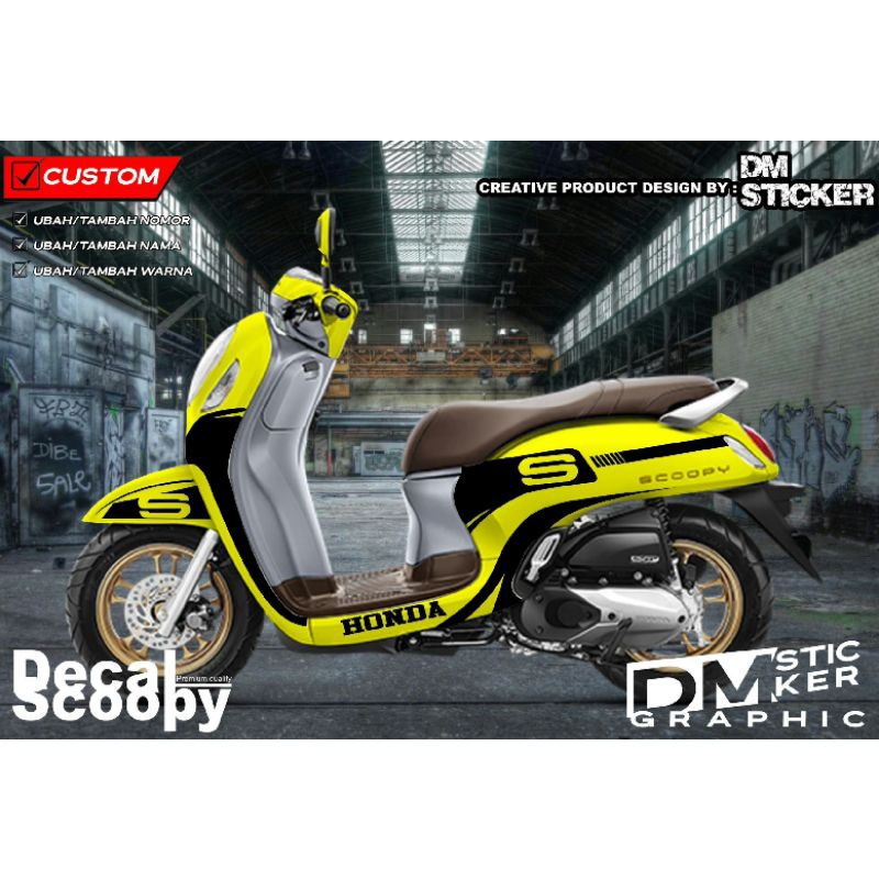 Jual DECAL SCOPY NEW 2021 FULL BODY STICKER SCOOPY BISA DI DI ...