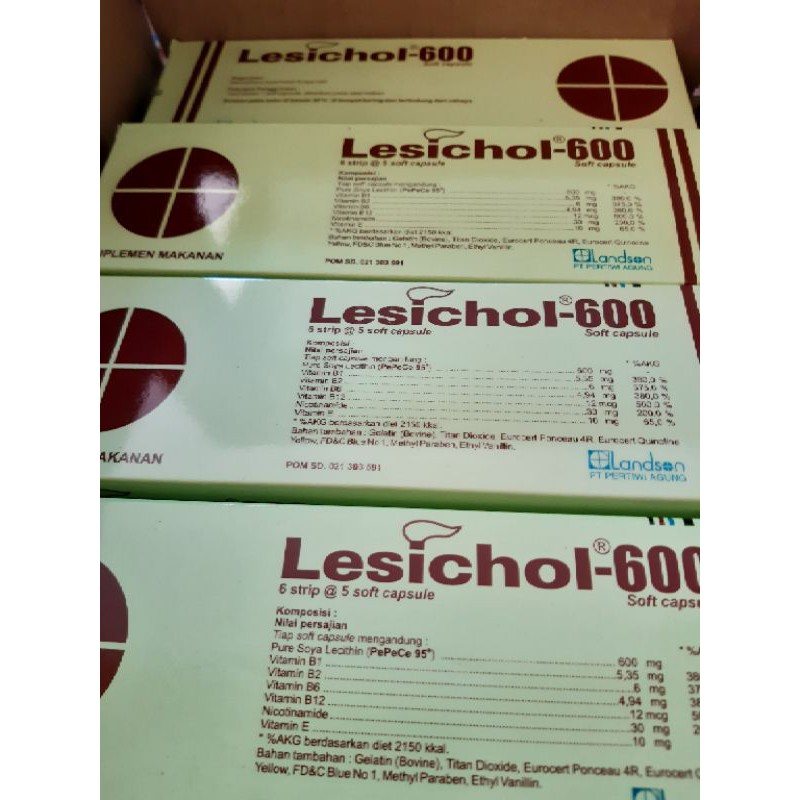 Jual lesichol 600 lesichol per box | Shopee Indonesia