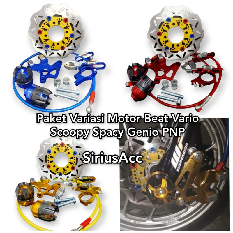 Jual Paket Variasi Motor Beat Vario Scoopy Spacy Genio 5 Item PNP ...
