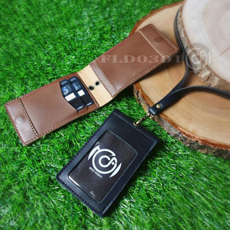 Jual ID card Magnetic Multi fungsi 3 slot/ Name tag / kartu nama Plus ...