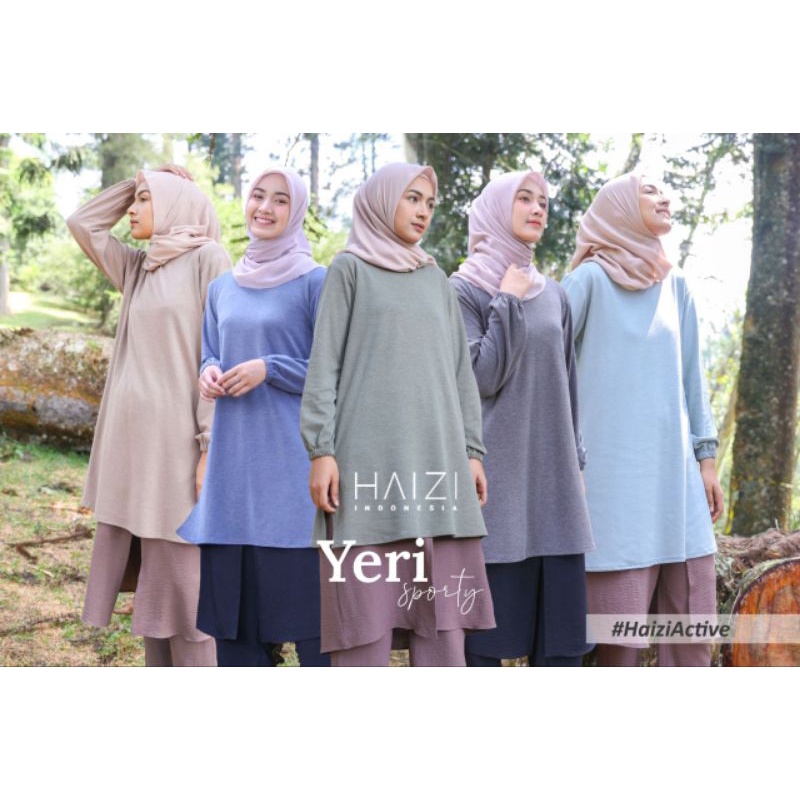 Jual KAOS YERI SPORTY BY HAIZI brand sister zizara | Shopee Indonesia