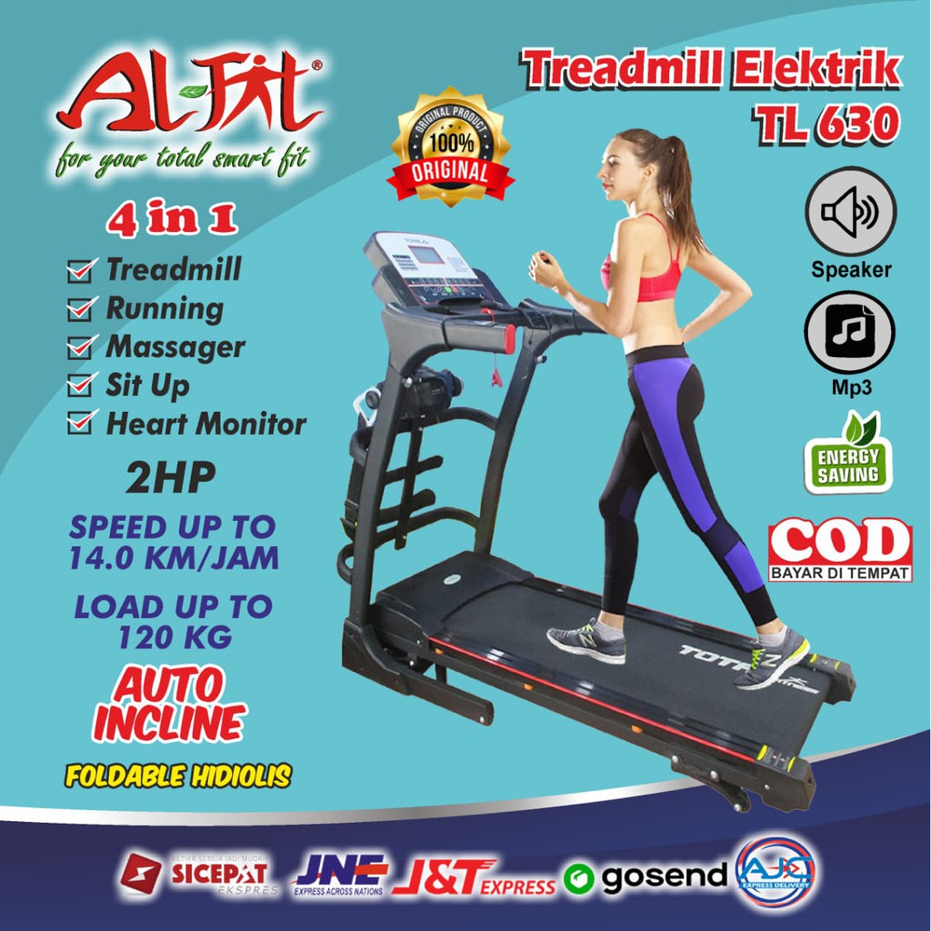 Jual Alat Olahraga Gym Rumah Alat Fitness Lari di Tempat Total TL-630 ...