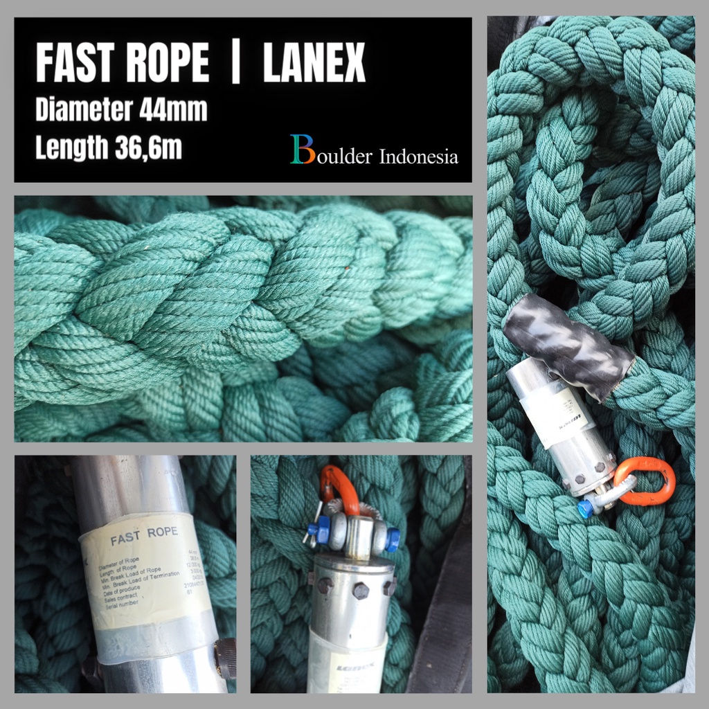 Jual TENDON LANEX FAST ROPE 44MM 36.6M | Shopee Indonesia