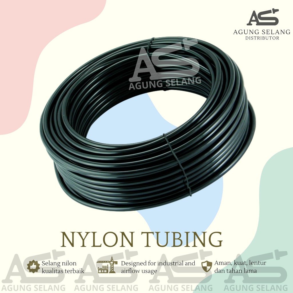 Jual Selang Nilon ID 7.5 mm x OD 10 mm Harga per Meter Nylon Hose Kompresor Angin | Shopee Indonesia