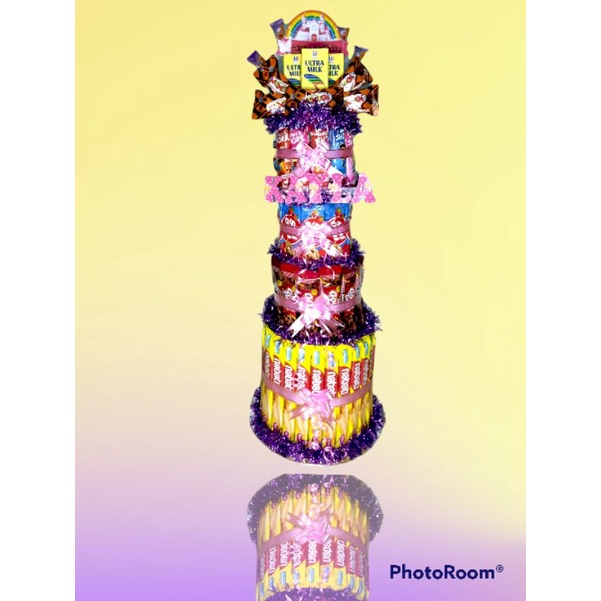 Jual snack tower jajanan anak ulang tahun, bisa pakai uang tarik ...