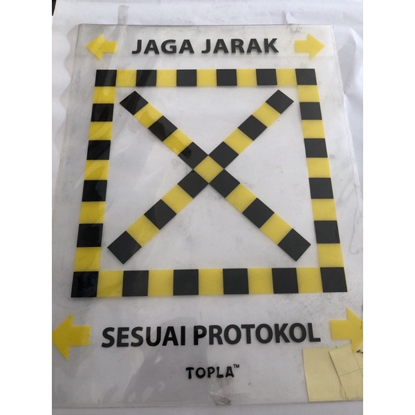 Jual Papan informasi , Sign board , Papan jaga jarak , papan wajib cuci ...
