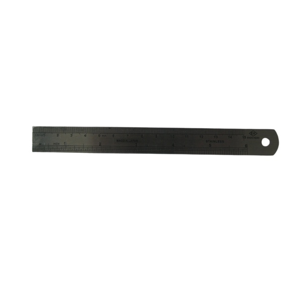 Jual ENDO KEIKI (taiwan) penggaris (stainless steel ruler) 150 mm ( 6 ...