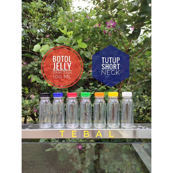 Jual Botol Plastik 100ml Botol Jelly 100 ml Botol Zam Zam 100ml Short ...