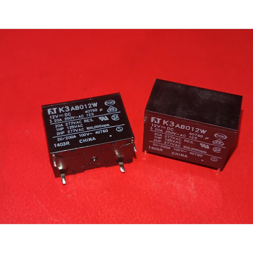 Jual Relay PCB Modul Indoor AC Daikin F&T K3AB012W 12VDC 20A | Shopee ...