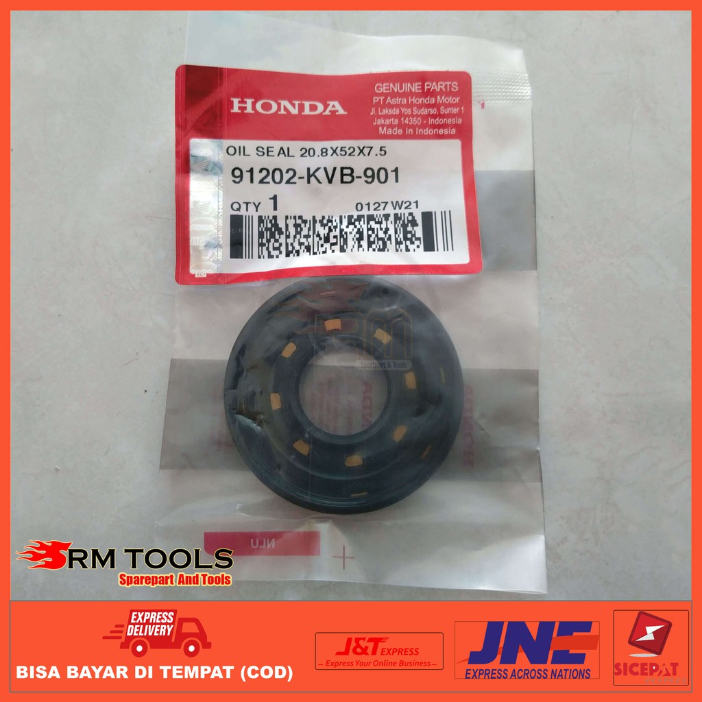 Jual SEAL KRUK AS-SIL KRUK AS KIRI HONDA VARIO-BEAT FI-SCOOPY-SPACY ASLI HGP KODE PART 91202-KVB ...