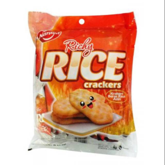 Jual NARAYA RICHY RICE CRACKERS/ KRAKERS BERAS 252gr | Shopee Indonesia