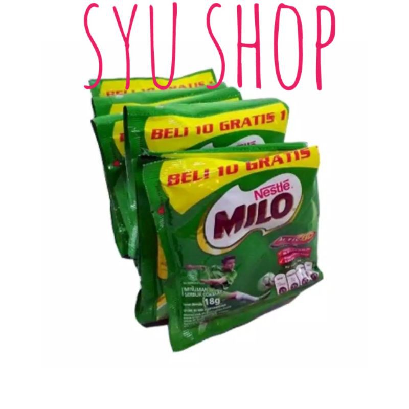 Jual Milo sachet renceng active go 10 x 22gr | Shopee Indonesia