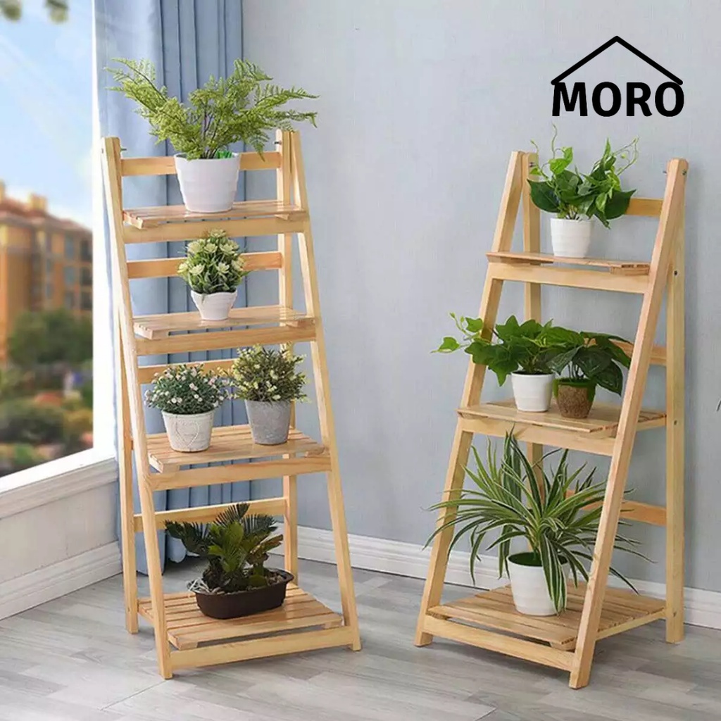 Jual Rak Tanaman Hias Bunga Minimalis - Rak Kayu Dekorasi Rumah - Rak ...