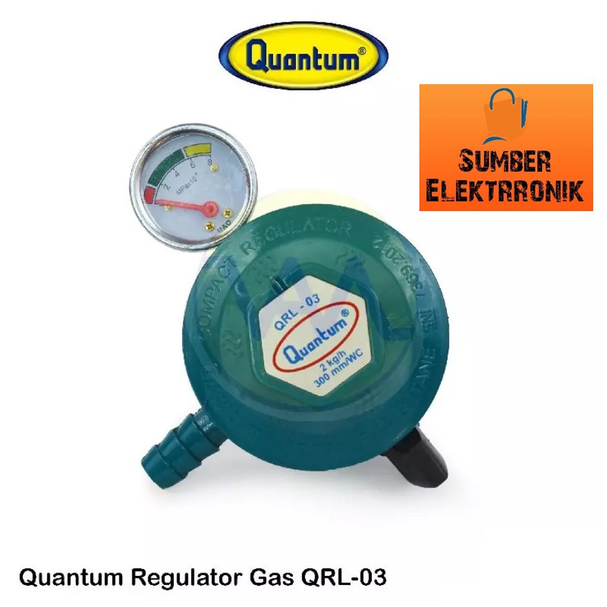 Jual REGULATOR GAS METER QUANTUM QRL-03 TEKANAN RENDAH | Shopee Indonesia