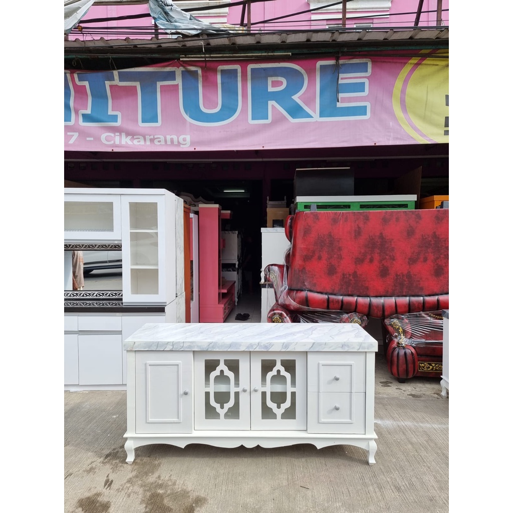 Jual BUFET TV RATA / MEJA TV MINIMALIS /MEJA TV RATA /MEJA TV MARMER ...