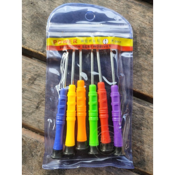 Jual OBENG SET 6 IN 1 OBENG HANDPHONE POWER p3001 | Shopee Indonesia