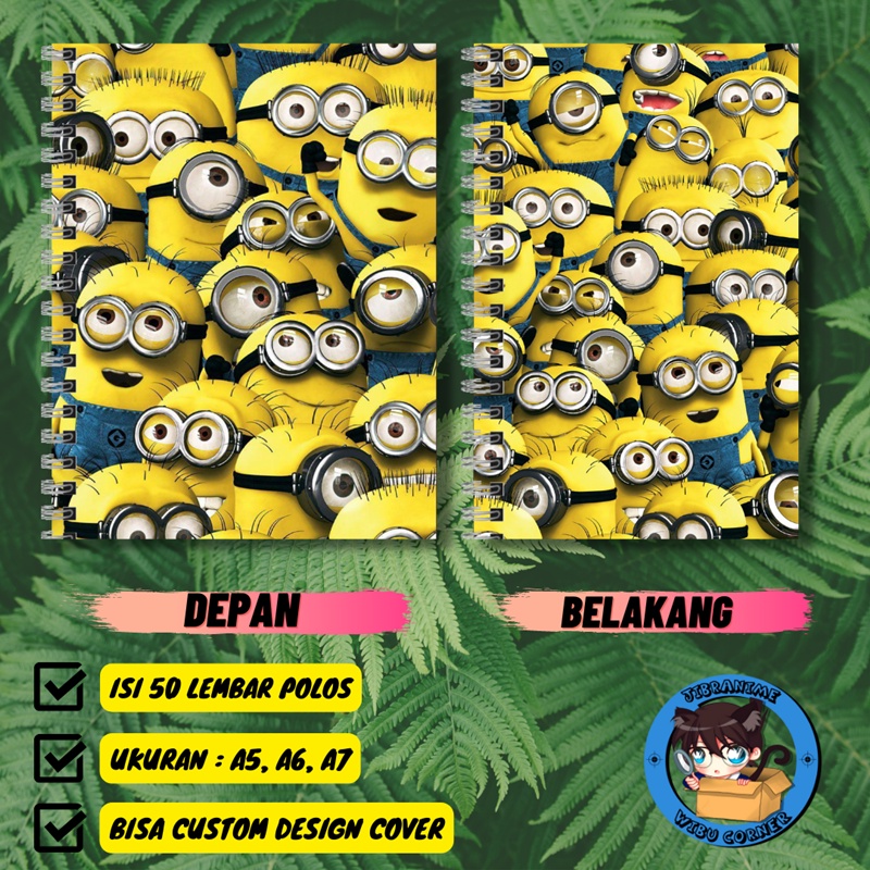 Jual note book / buku catatan despicable me MINIONS | Shopee Indonesia