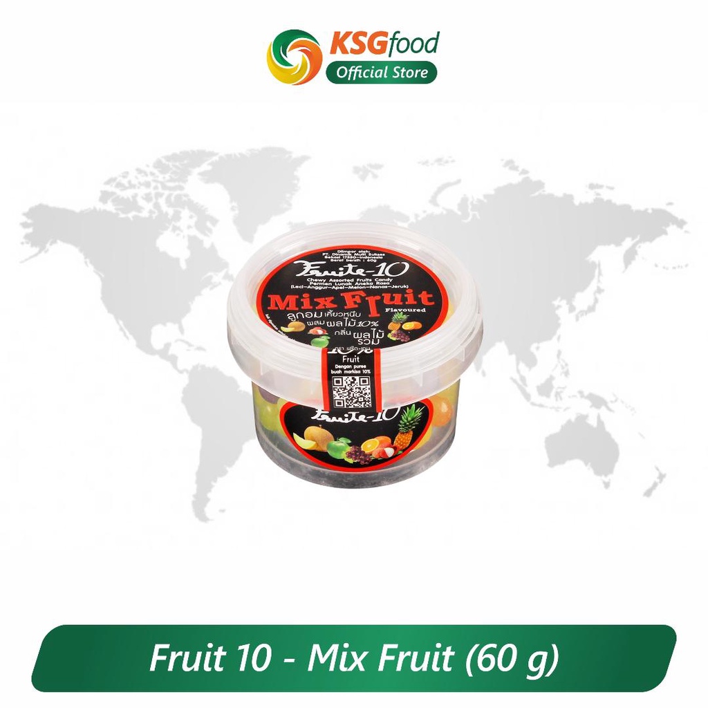 Jual FRUITE-10 MIX FRUIT CANDY/PERMEN RASA MIX BUAH | Shopee Indonesia