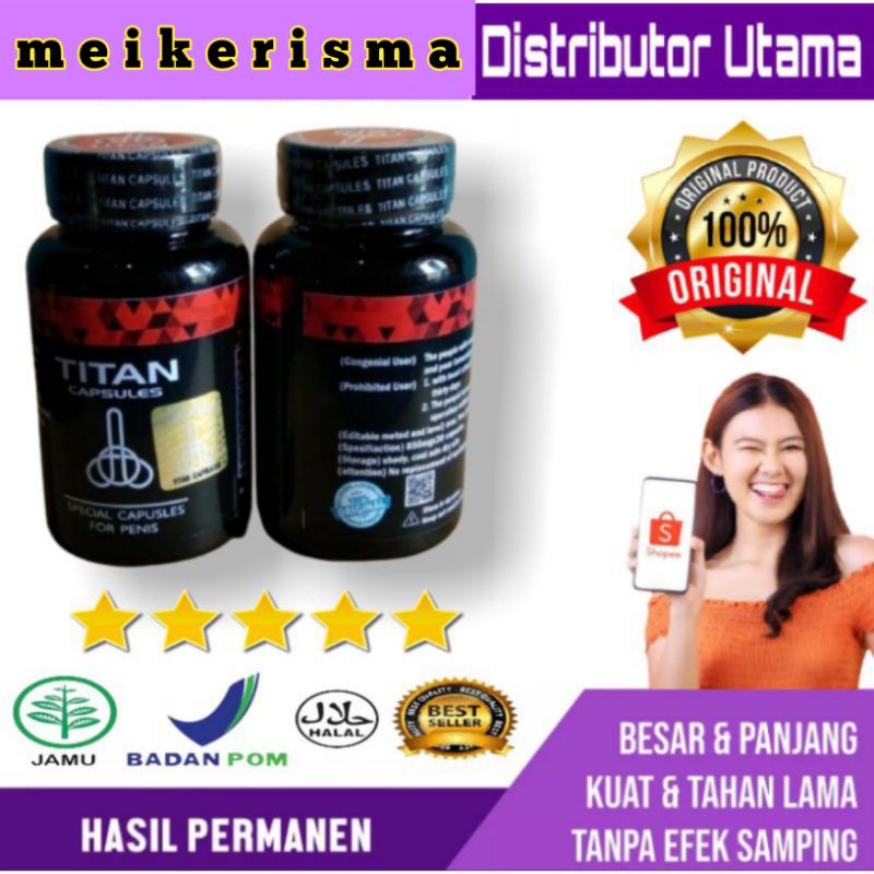 Jual TITAN KAPSUL original 100% (isi 30 kapsul) | Shopee Indonesia