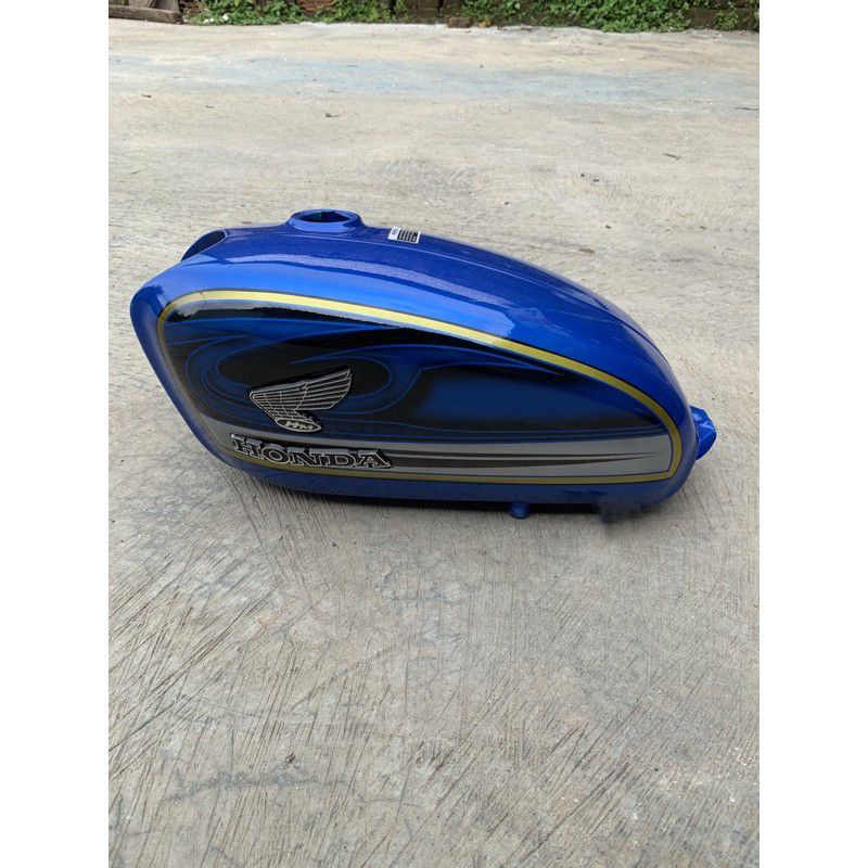 Jual tangki cb gelatik cb 100 warna biru grafis | Shopee Indonesia