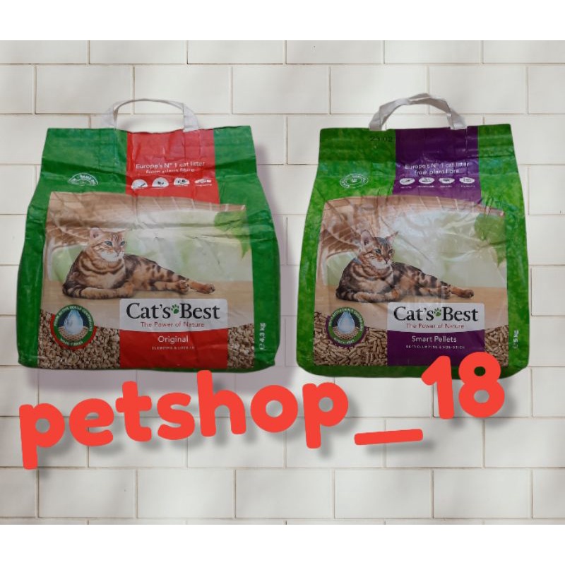 Jual Pasir Kucing Gumpal Cat's Best Pasir Kucing Pelet Kayu Gumpal 4,3 ...