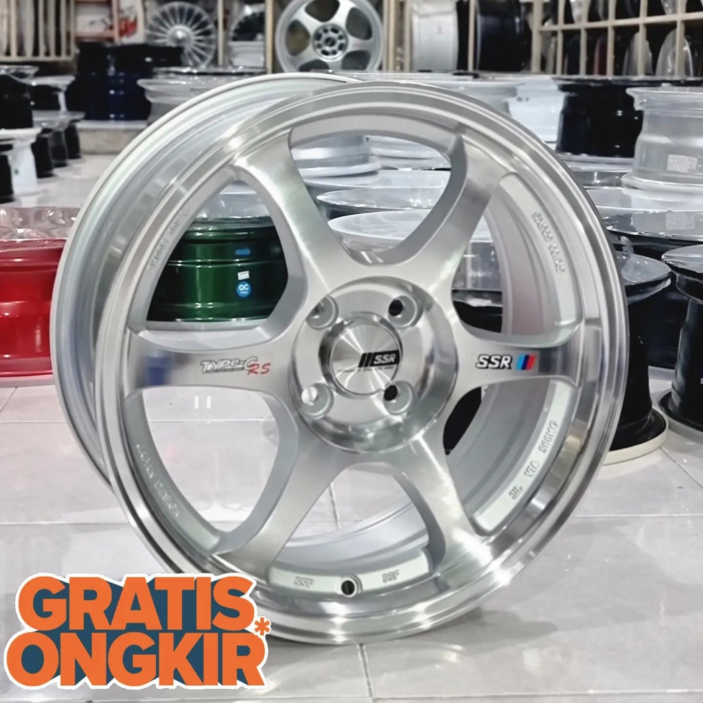 Jual velg R16 SSR Tepy C pcd 4x100 lebar 7 et40 velg mobil jazz,yaris,mobilio,brio | Shopee ...