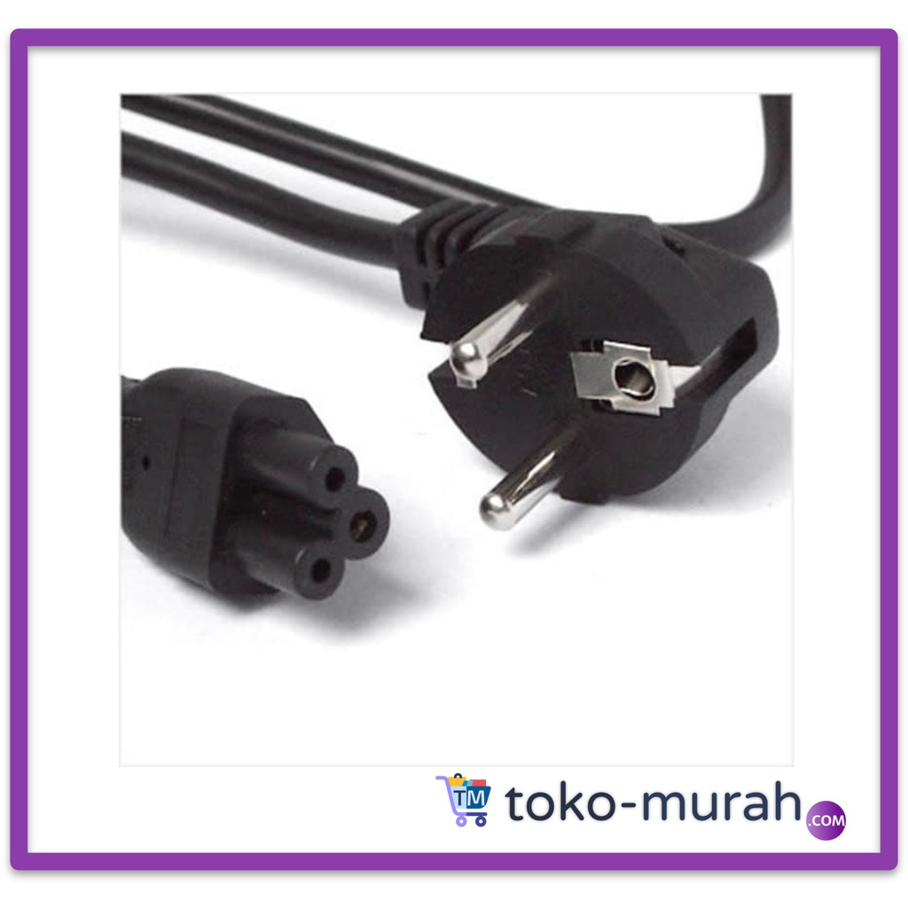 Jual Kabel Power Adaptor Laptop 3 Lubang - Charger Laptop 3 Hole ...