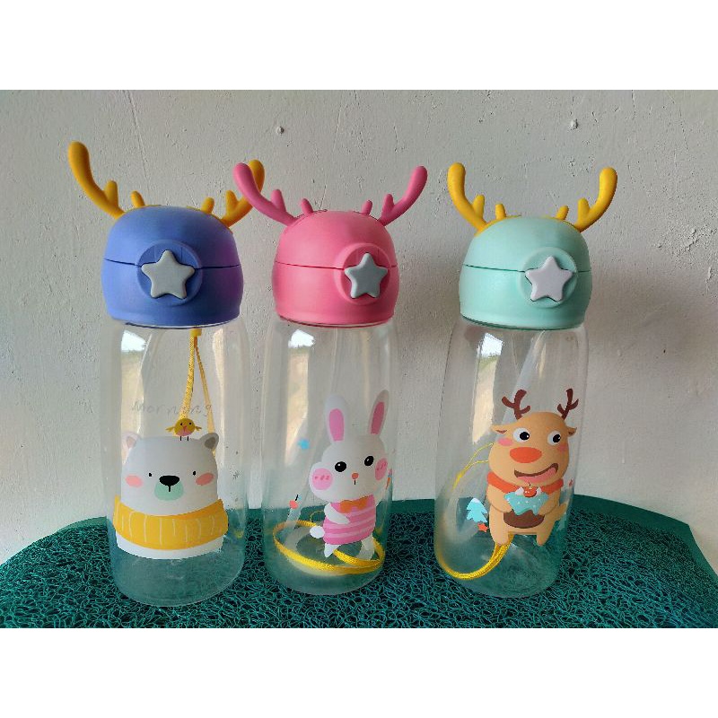 Jual Botol Minum Anak / 700ML Tanduk Rusa NEW Cute Imoet / Botol BPA Free | Shopee Indonesia