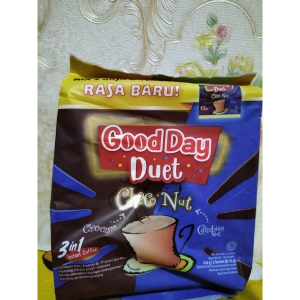 Jual GOOD DAY DUET 2RASA chocoNut isi 5sachet | Shopee Indonesia