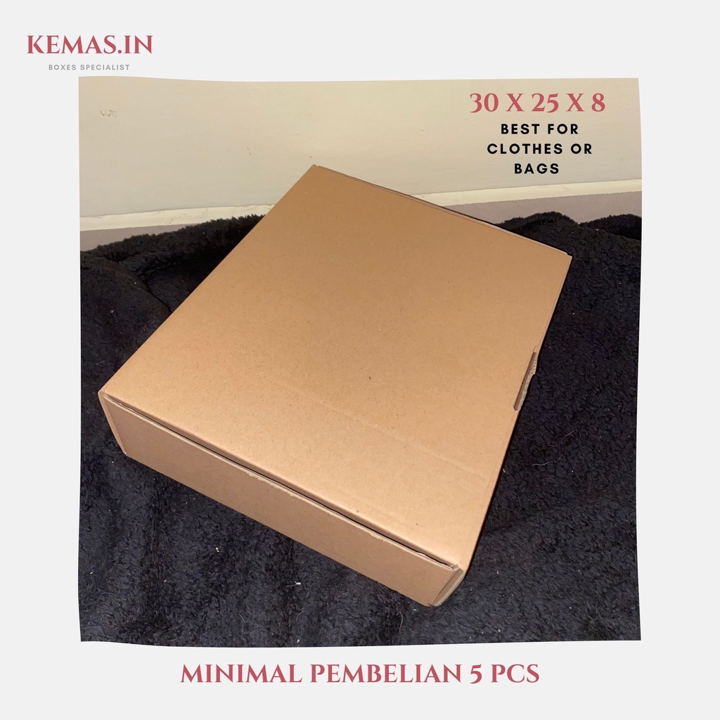Jual Kardus 30x25x8 cm | Box Die Cut dan Easy Usage | Box Kue Tart ...