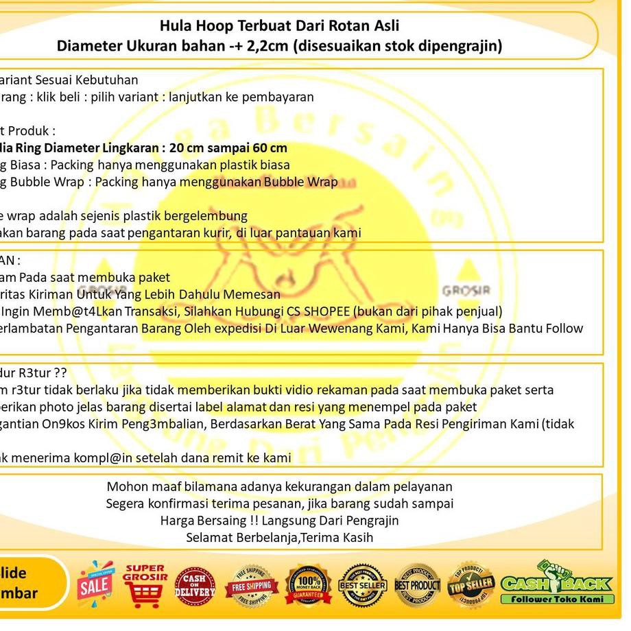 Jual KPY Hulla Hoop Rotan - Hulla Hop Anak Bahan Rotan - Holla Hop ...