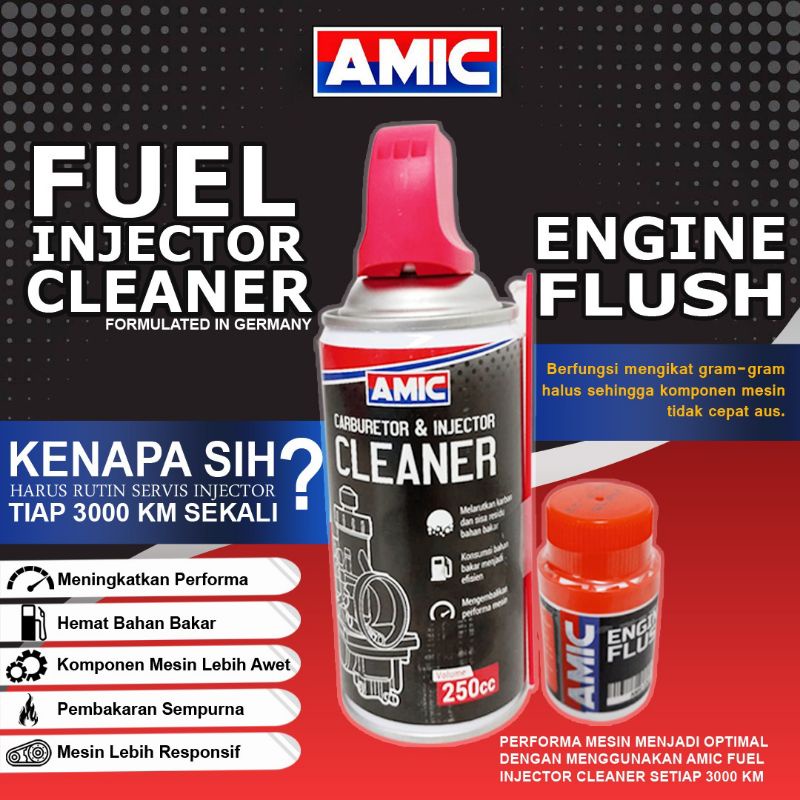 Jual Injector Cleaner Paket Engine Flush Amic Honda Original Vario CBR ...