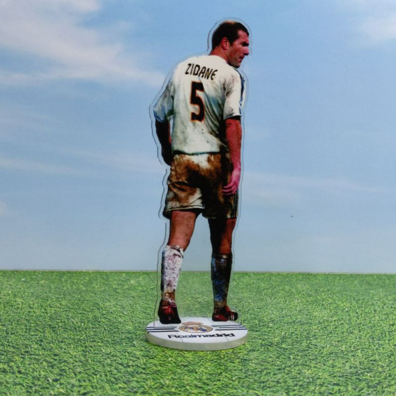 Jual Standee Action Figure Zinedine Zidane Legenda Sepakbola Real ...