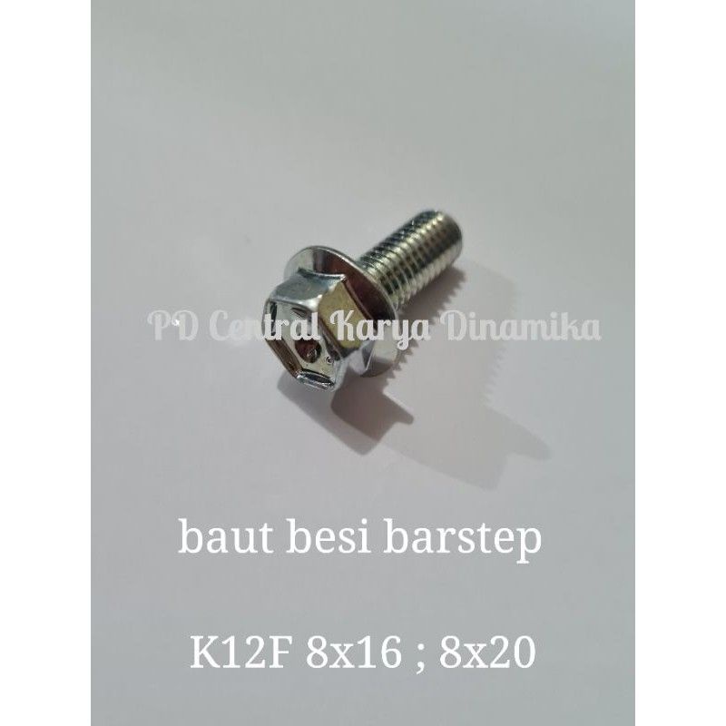 Jual baut besi barstep 8x16 isi 10pc | Shopee Indonesia
