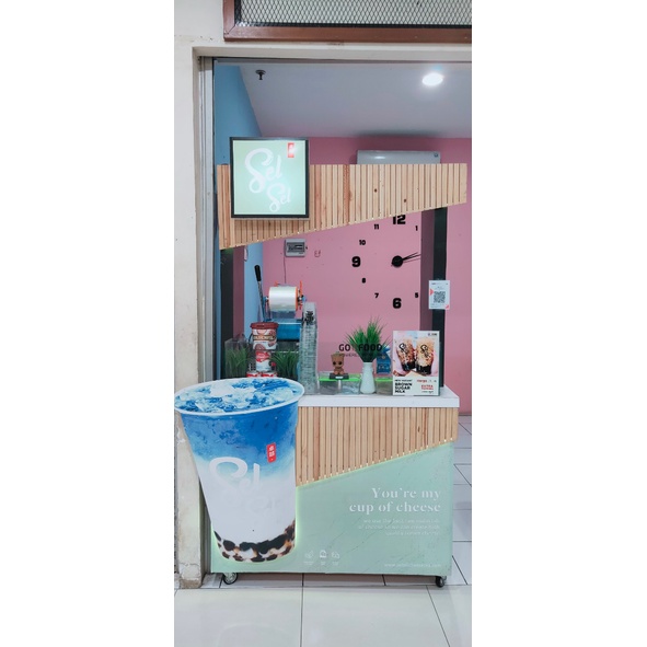 Jual BOOTH GEROBAK MINUMAN BOBA | THAI TEA BEKAS | Shopee Indonesia